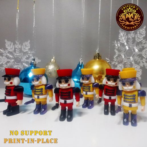 🎄 Flexi Mini Nutcracker | Christmas Special | No support | Print in ...