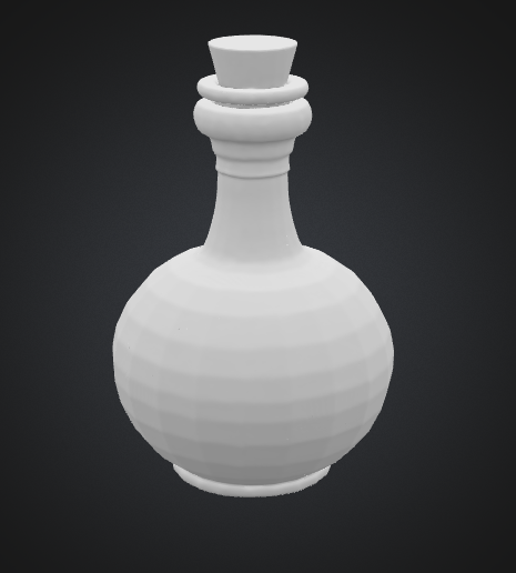 🪄 Simple magic potion bottle・Free STL File for 3D printing・Cults