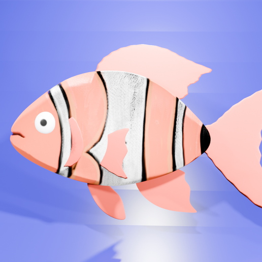 3D file Fish 3D Model 🐠 ・3D printable model to download・Cults