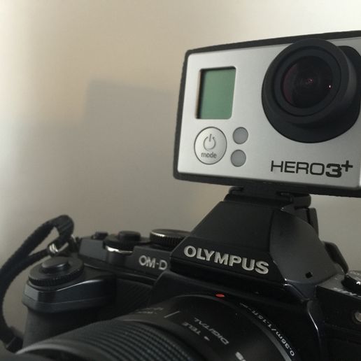 🥵 GoPro Hot Shoe Mount・Бесплатный бесплатно 3D для ・Cults