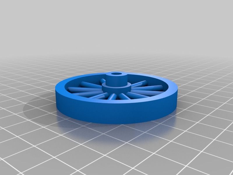 3D-Datei Sylvanian Families Zigeuner-Wohnwagen Ersatzrad kostenlos・3D-Druckvorlage zum ...