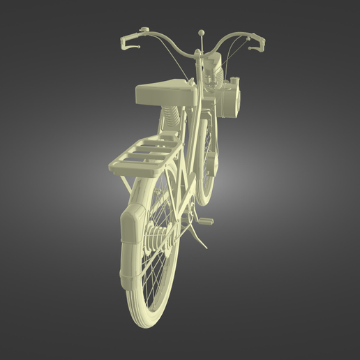 🏍️ 1965 Solex - Velosolex 3800.・ STL File for ・Cults