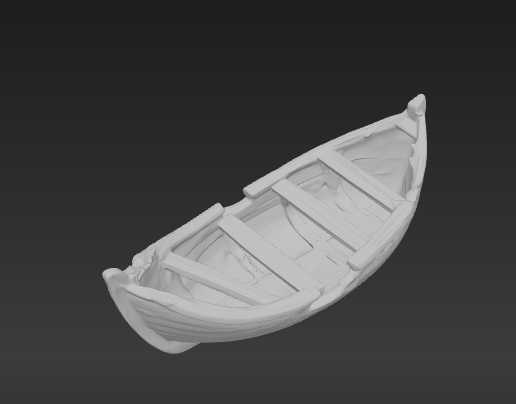 🛥️ Broken Boat・Free STL File for 3D printing・Cults
