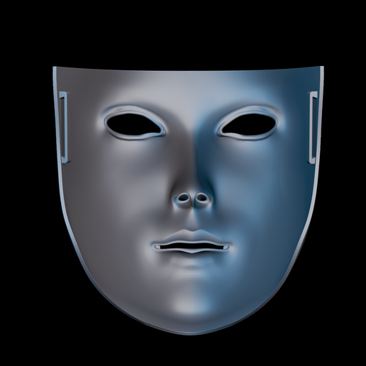 🎃 Halloween Vampire Fangs Face Mask – 3D Printable Horror Cosplay STL ...