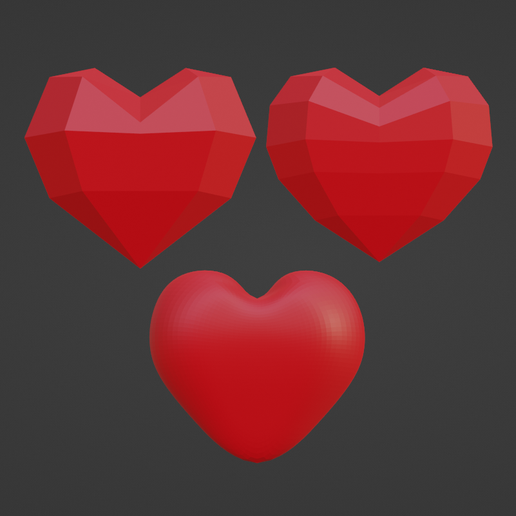 💜 CORAZON / HEART・ STL File for 3D printing・Cults