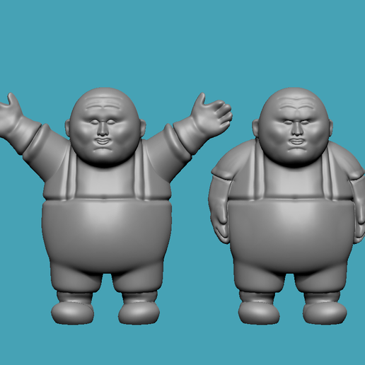 STL file Tweedle Boys Tweedledum and Tweedledee from alice in ...