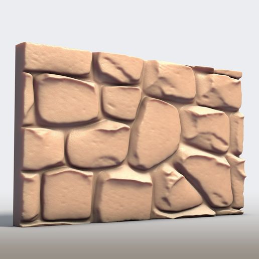 🏘️ Stone Wall 217・ STL File for 3D printing・Cults