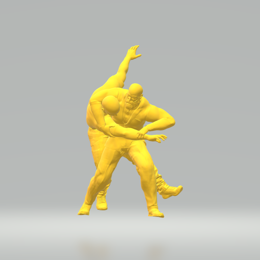 STL file security in fight figure 👩 ・3D printer model to download・Cults