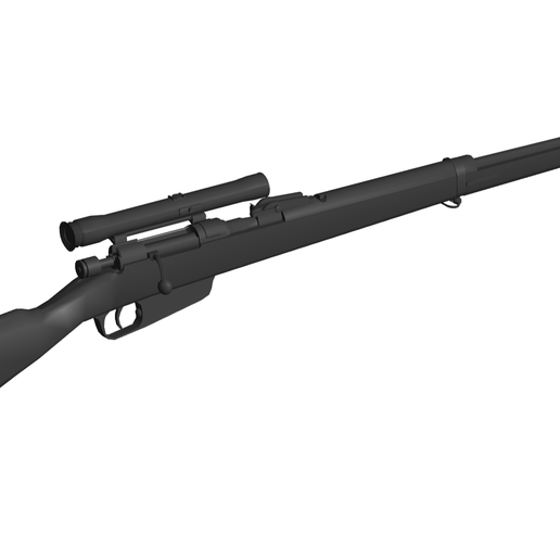 🔫 Carcano rifle・ OBJ File for 3D printing・Cults
