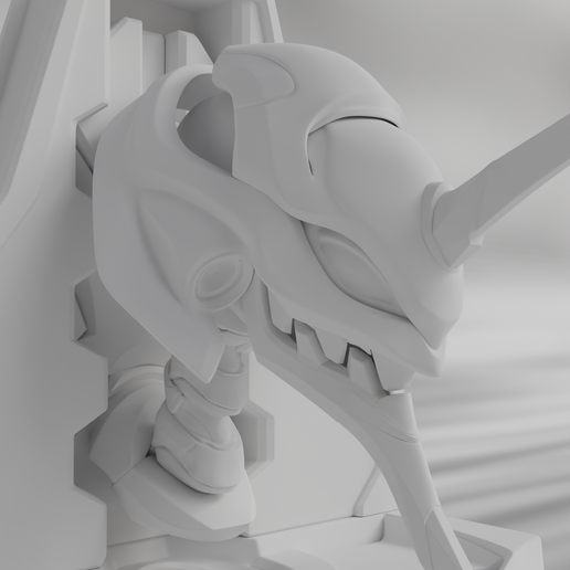 🗿 Evangelion 01 ( EVA 01 )・Free STL File for 3D printing・Cults