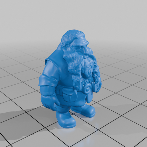 🎲 Gundren Rockseeker, Dwarf Merchant (DND / TTRPG)・Free 3D File for ・Cults