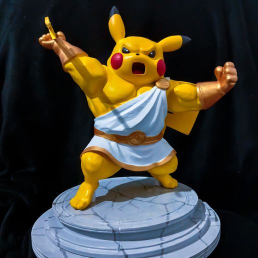 🐉 Zeus Pikachu・ STL File for 3D printing・Cults