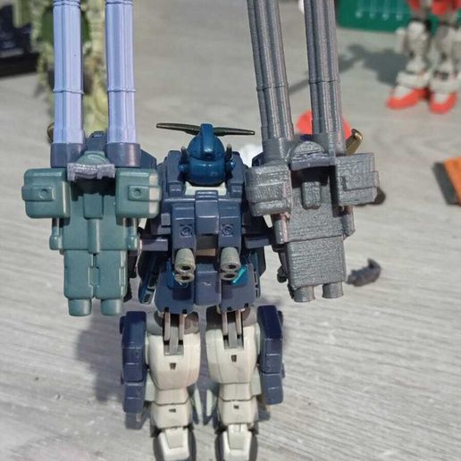 🔫 Double Gatling Gun for Gundam Heavy Arms Custom・ STL File for 3D ...