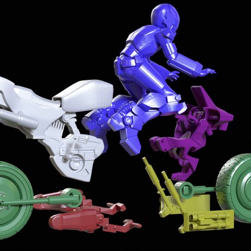 🌀 Robotech Veritech Cyclone Mospeda Printable・ 3D File for 3D printing ...