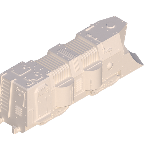 🚆 Forge Train for 28mm Tabletop Gaming・ 3D File for ・Cults