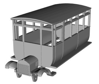 🚙 Ford Railmotor (KESR/S&MR) 1/148 scale・ 3D File for 3D printing・Cults
