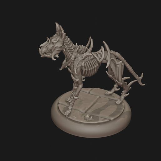 🐕 Undead Dog | DnD | by Deltorvik・ STL File for 3D printing・Cults