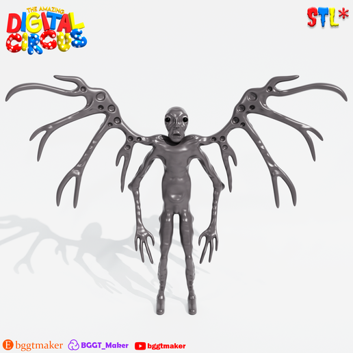 👼 ANGEL - THE AMAZING DIGITAL CIRCUS | 3D MODEL STL・ STL File for 3D ...