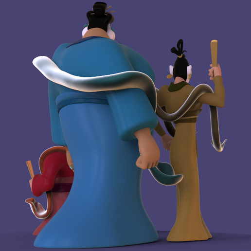 🇨🇳 MULAN UGLY CONCUBINES-YAO, LING AND CHIEN PO (PARTS AND COMPLETE ...