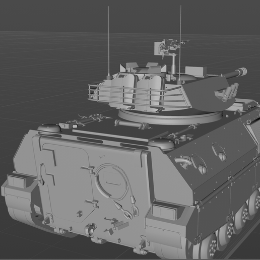 🤌 Modelo 3D del vehículo blindado italiano C13 T90・Archivo OBJ para ...