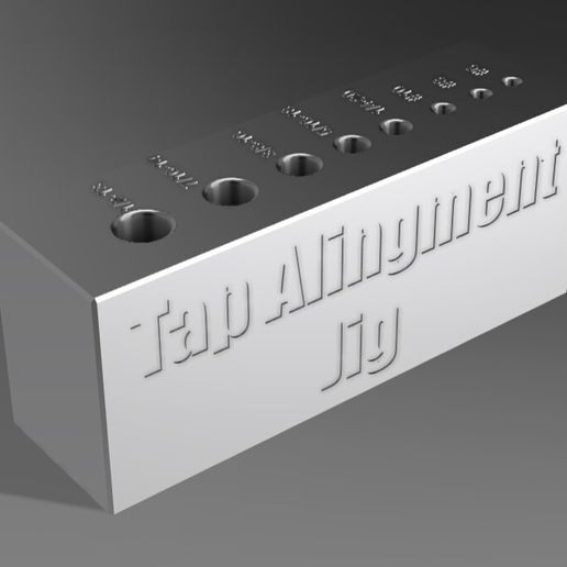 🧰 Precision Tap Alignment Jig 8 Common Sizes・ STL File for 3D printing ...
