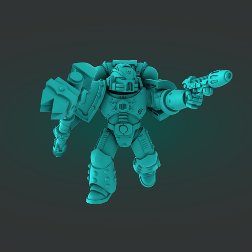 🛰 SPACE SHARK SERGEANT-100 SUB GIFT・Free STL File for ・Cults