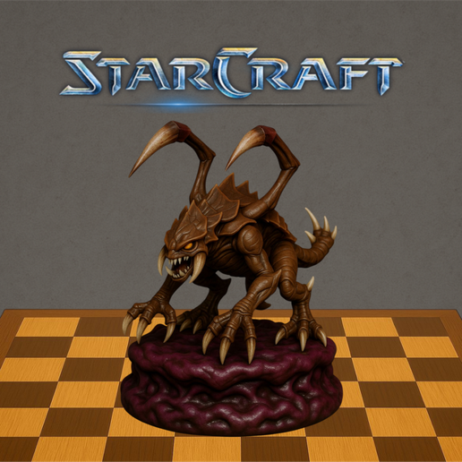♟️ Chess StarCraft Zerg・ STL File for 3D printing・Cults