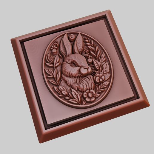 🐇 Rabbit Animal 3D Model for CNC Router Laser & 3D Printer・Arquivo 3D ...