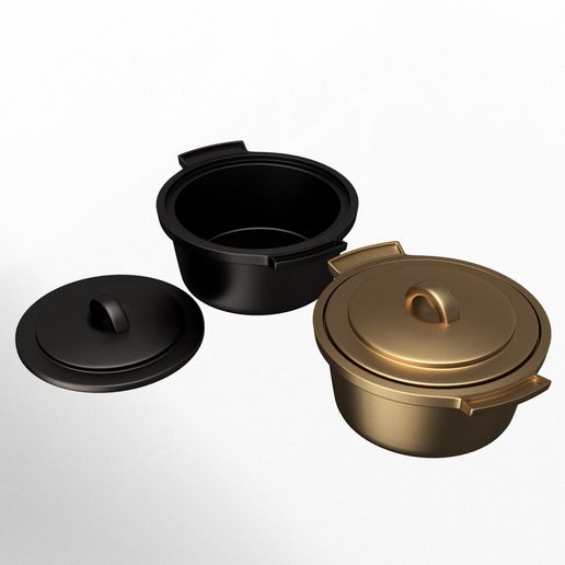 3D file Cooking Pot 🍳 ・3D printing model to download・Cults