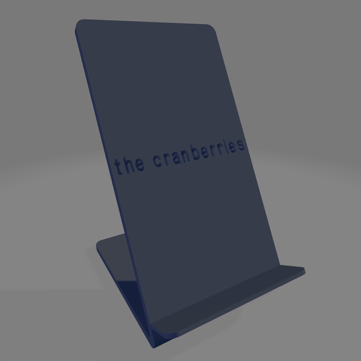 STL file The Cranberries Phone Holder 📞 ・3D printing model to download ...