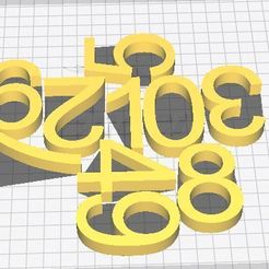 Numbers best free STL files for 3D printer・317 models to download・Cults