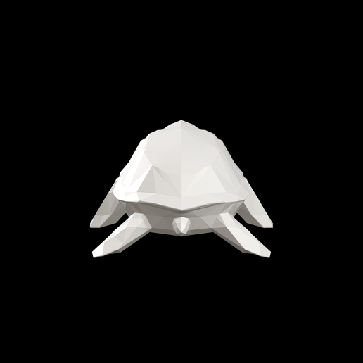 🐢 Low Poly Turtle Animal Sculpture・ 3D File for 3D printing・Cults