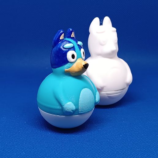 🍂 BLUEY, Weebles Wobble but they don't fall down! Bluey・Free STL File ...