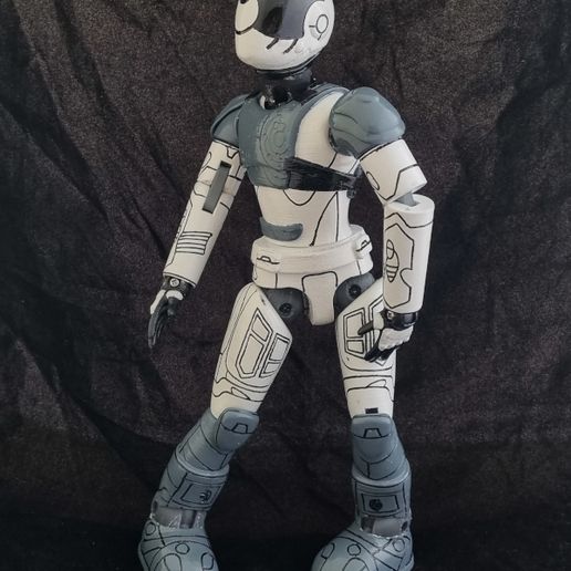🤖 Murderbot Action Figure・ STL File for 3D printing・Cults