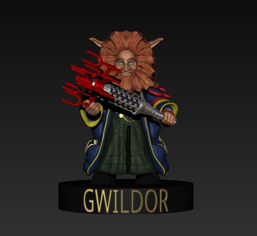 OBJ file Gwildor 👨 ・3D printer design to download・Cults