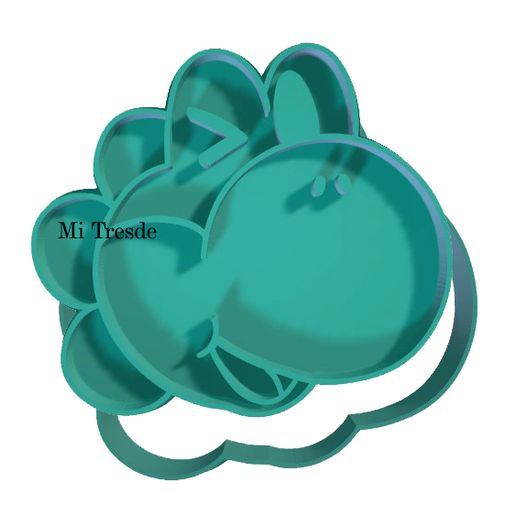 Fichier STL Mario bros cutter and yoshi marker 👽 ・Objet imprimable en ...