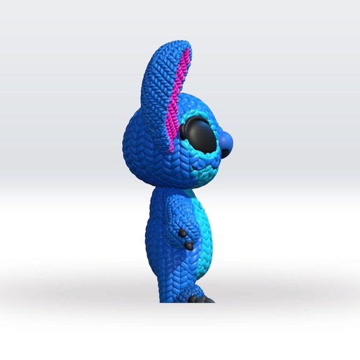 📁 Stitch Knitted 3D Model STL file Fanart・ STL File for 3D printing・Cults