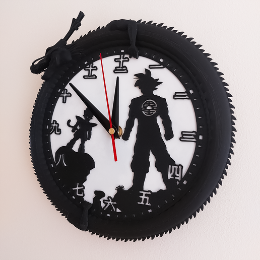3D file Dragon Ball lunar lunar clock - Perfect Gift & Bedroom Decor 🐉 ...