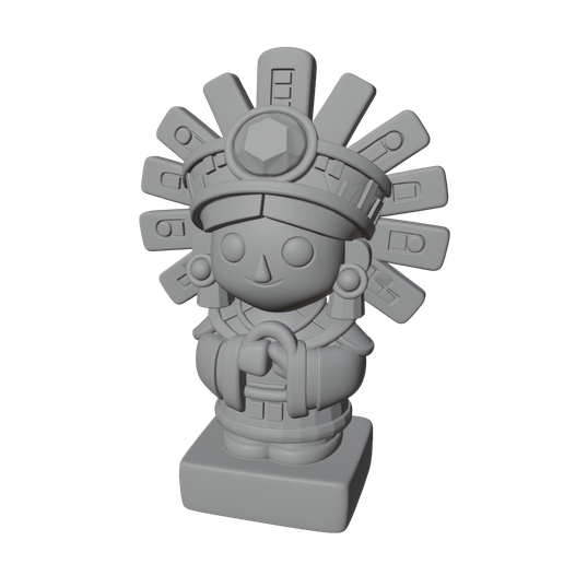 👾 Stylized Inca Idol – 3D Printable Gold Statue Figurine・ STL File for ...