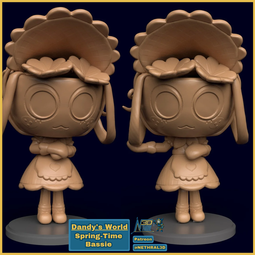 🗺️ Dandy's World: Skin Spring-Time Bassie (2 poses)・ 3D File for 3D ...