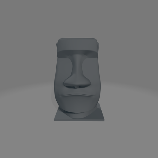 🗿 moai statue・ OBJ File for 3D printing・Cults
