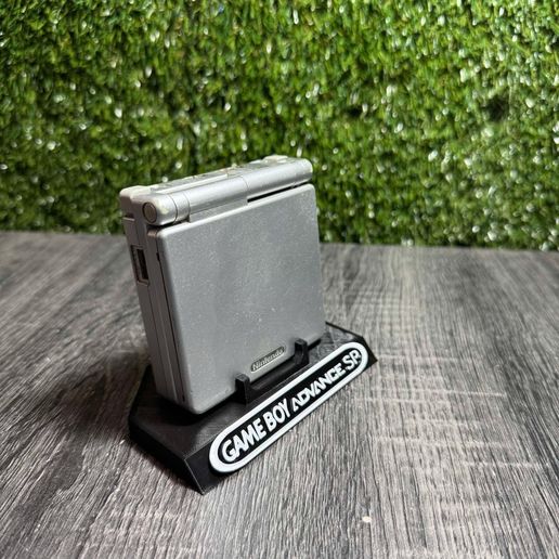 🕹️ GAMEBOY ADVANCE SP HOLDER / STAND MINIMAL・ STL File for 3D printing ...