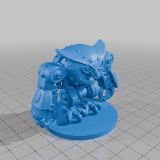 Free STL file Clockwork Owlbear (DND/TTRPG) 🎲 (OBJ)・Template to ...