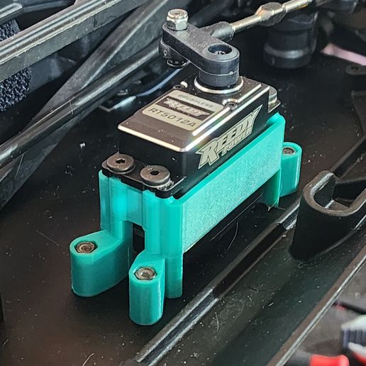 🤖 1/10 - 1/8 Servo Adapter for Losi 8IGHT-X Super Lasernut・ STL File ...