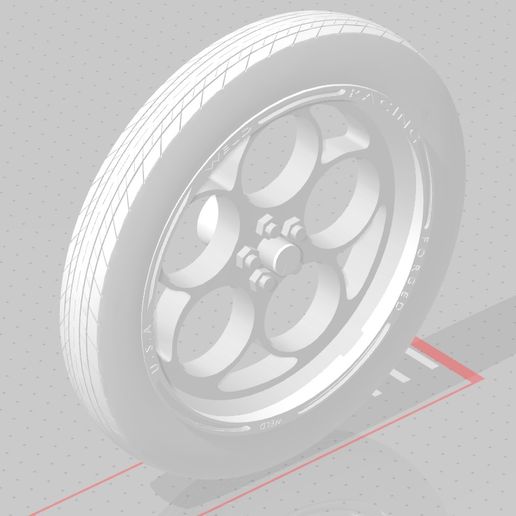 👽 1/24 scale Weld Magnum front wheels・ STL File for 3D printing・Cults