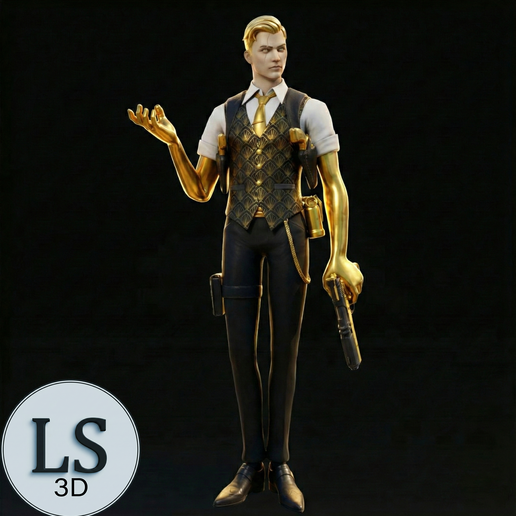🎮 Midas Fortnite STL - Premium 3D Figure for 3D Printing・ STL File for ...