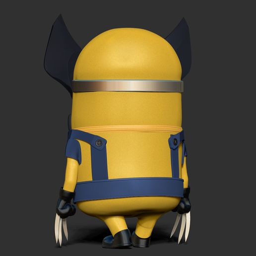 👹 Wolverine Minion・ 3D File for 3D printing・Cults