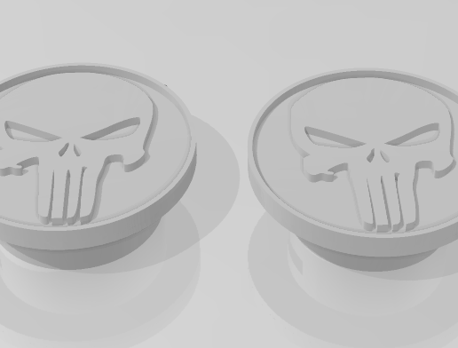 Fichier STL Can Am Ryker wheel hub caps Punisher Coaster 🥫 ・Plan pour ...