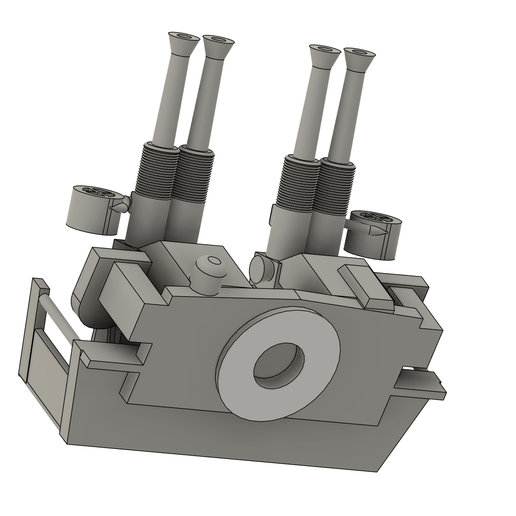 🚢 Quad 40mm for 1/350th scale・Free STL File for 3D printing・Cults