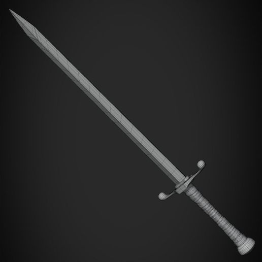 🐉 Dragon Ball Trunks Sword and Scabbard for Cosplay・ STL File for 3D ...